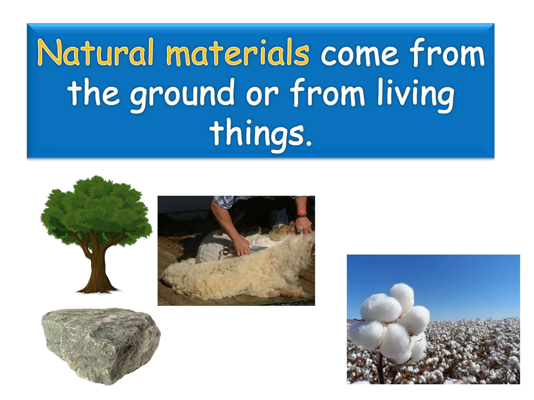 Natural and manufactured materials | PPT