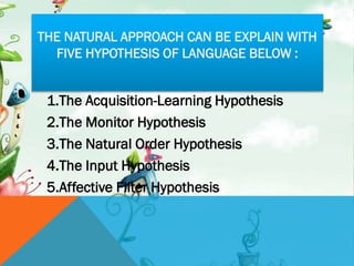 The Natural approach | PPT