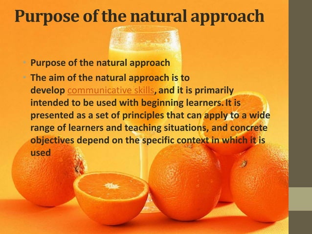 The Natural approach | PPT