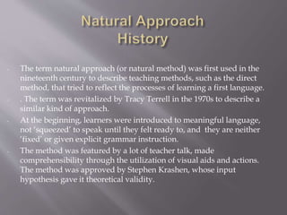 Natural approach | PPT