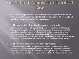 Natural approach | PPT