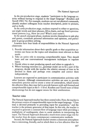 Natural approach | PDF