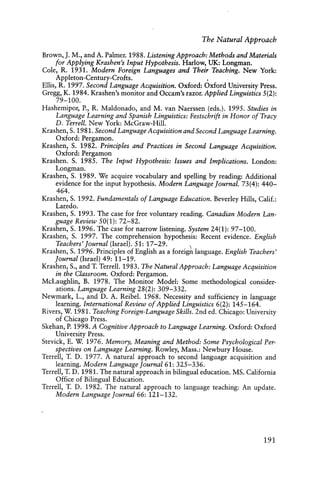 Natural approach | PDF