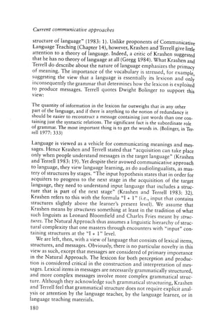 Natural approach | PDF