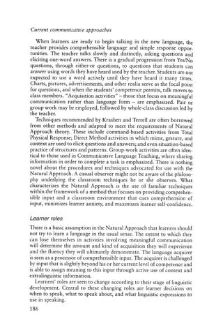 Natural approach | PDF