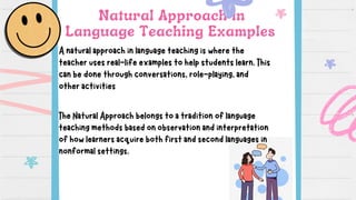 natural approach in the English idioms for everyone | PPT