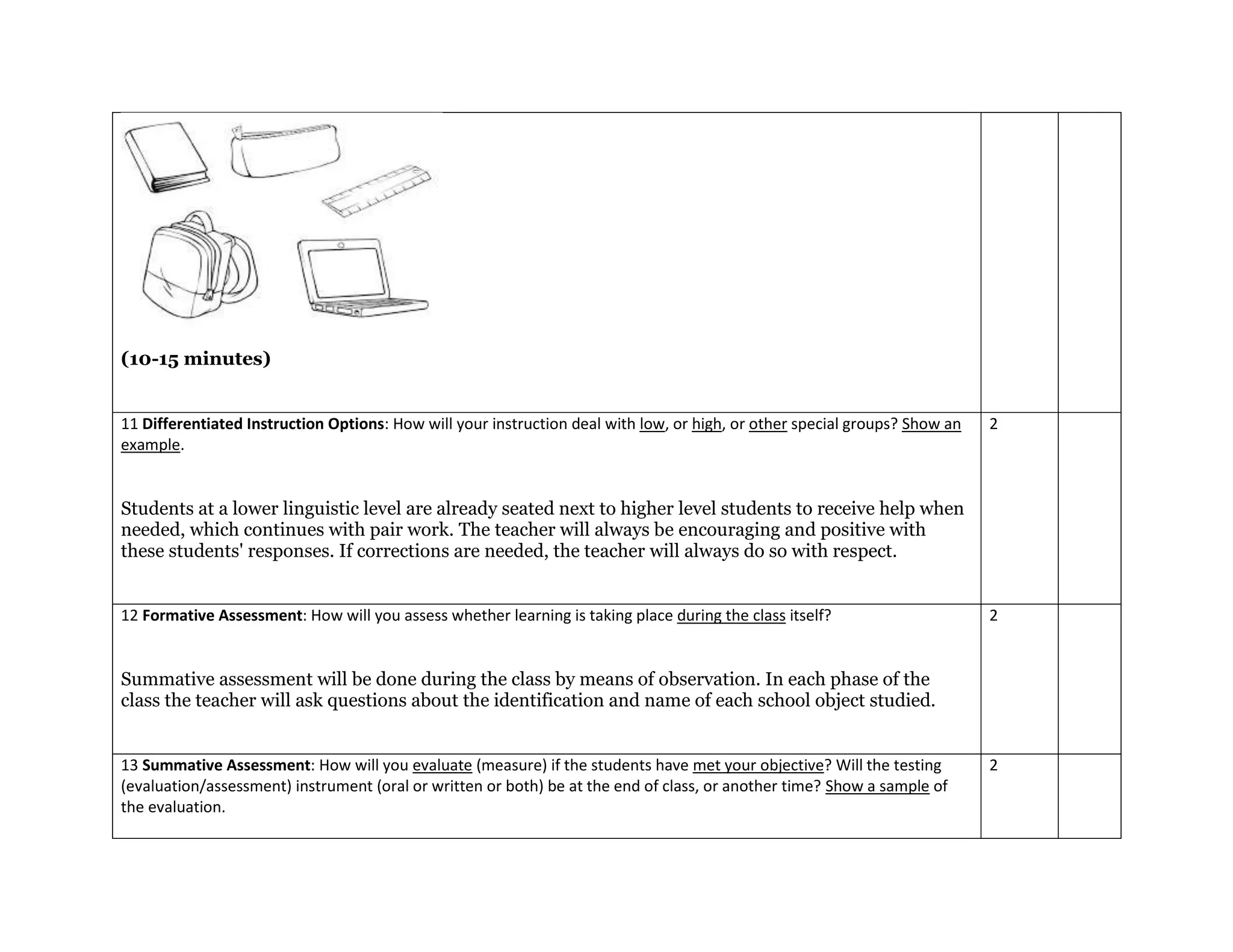 Natural approach lesson plan BUY TESOL 2 | PPT