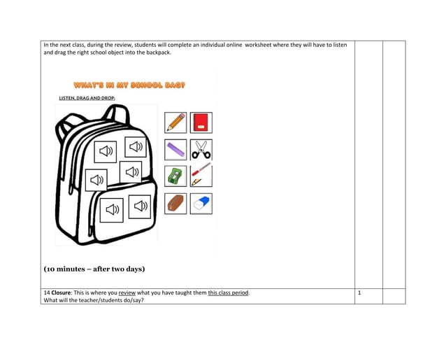Natural approach lesson plan BUY TESOL 2 | PPT