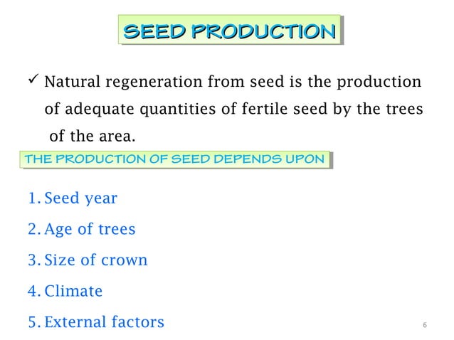 Natural and artificial regeneration | PPT | Gardening | Home & Garden