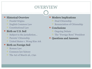 A Concise History of U.S. Citizenship | PPT