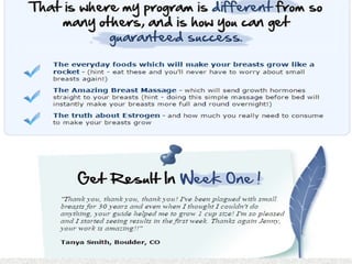 Natural breast enlargement – boost your bust | PPT