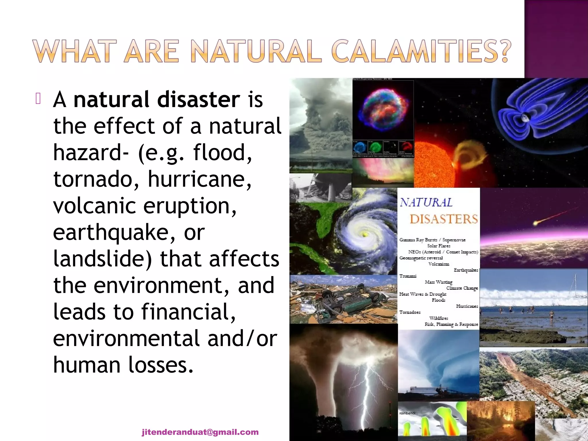 Natural calamities | PPT