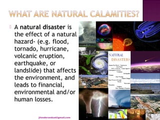 Natural calamities | PPT