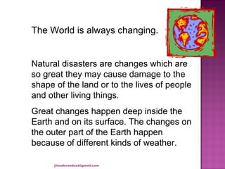 Natural calamities | PPT