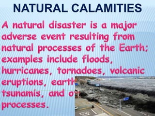 Natural calamities | PPTX | Disasters