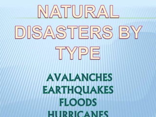 Natural calamities | PPTX | Disasters