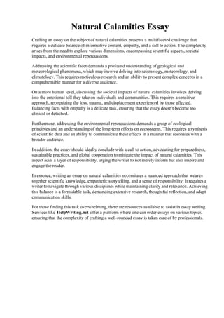 Natural Calamities Essay.pdf