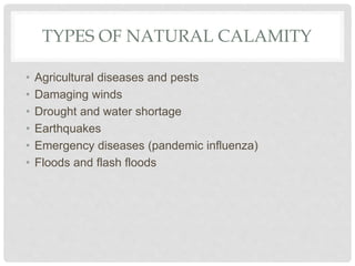 Natural calamity | PPT