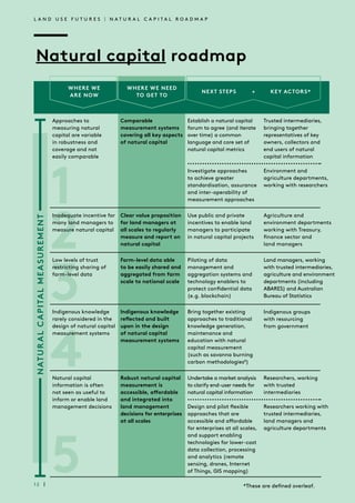 Natural Capital Roadmap | PDF
