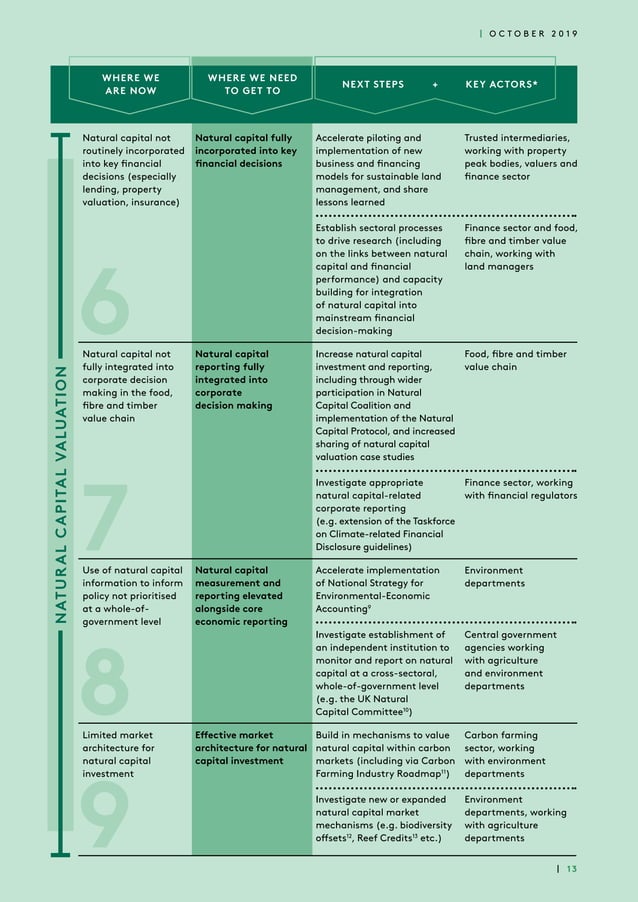 Natural Capital Roadmap | PDF
