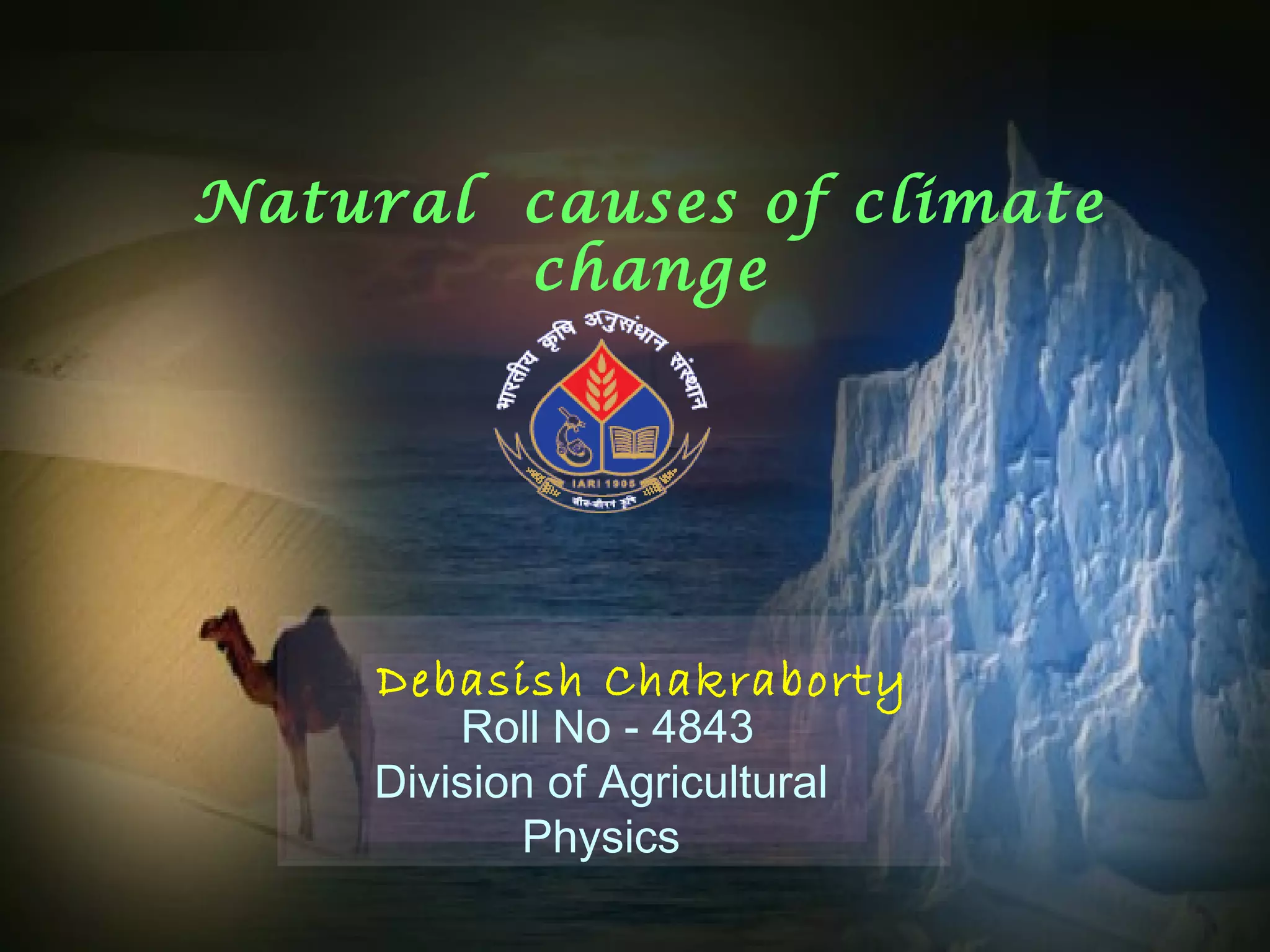 Natural causes of climate change | PPS
