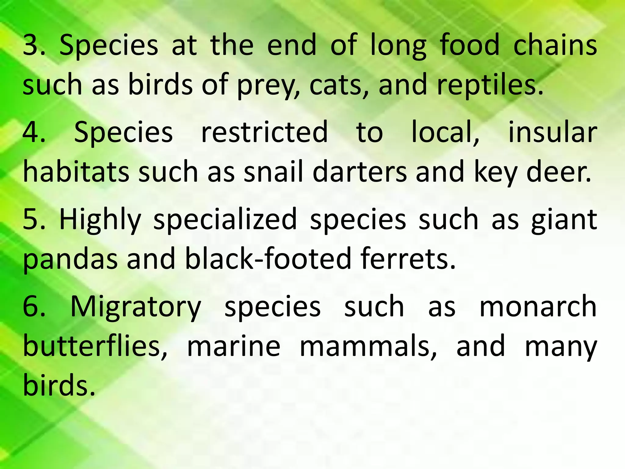Natural Causes of Extinction | PPTX