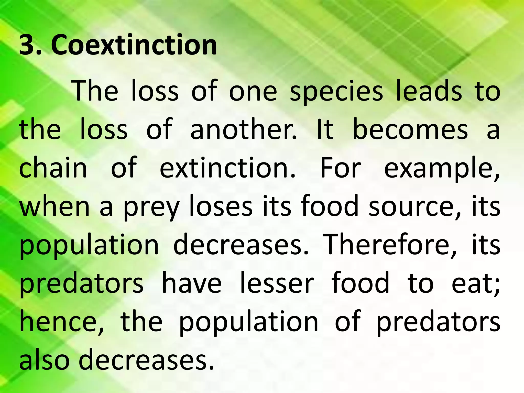 Natural Causes of Extinction | PPTX