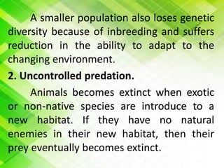 Natural Causes of Extinction | PPTX