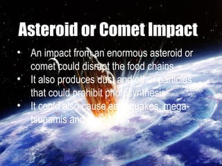 Natural Causes of Extinctions | PPT