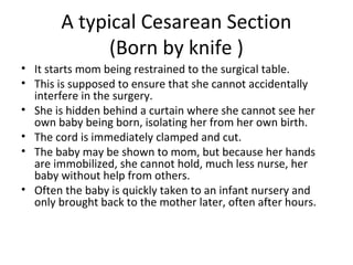 Natural Or Normal cesareans | PPT