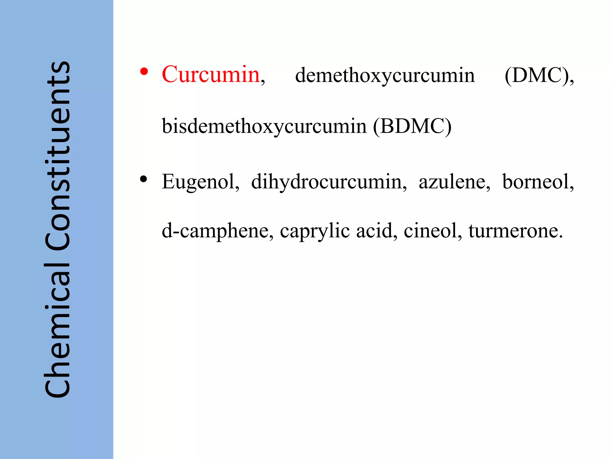 Active constituent of Turmeric as Anticancer | PPTX
