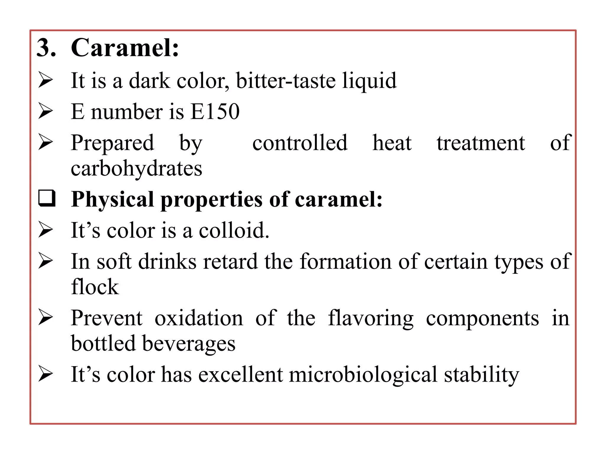Natural color pigments used in food processing | PPTX