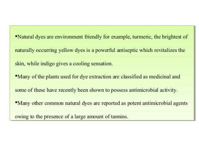 Natural Colors & Dyes.pptaaaaaaaaaaaaaaa | PPT