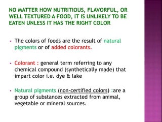 Natural colours | PPTX