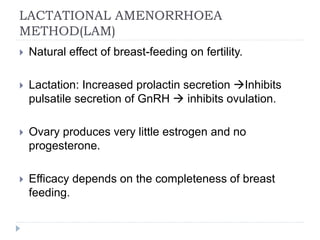Natural contraceptive methods | PPTX