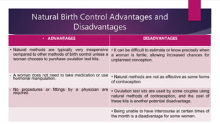 Natural contraceptives | PPT