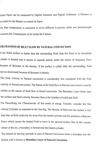 Natural convection apparatus Heat Transfer lab.pdf | Physics | Science