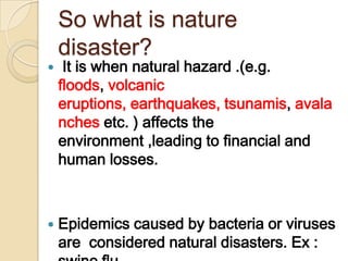Natural disaster | PPTX