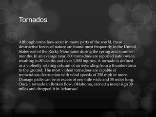 Natural disaster | PPTX