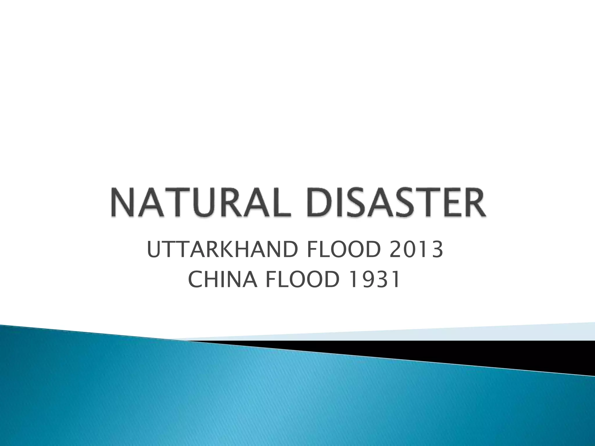 Natural disaster | PPT