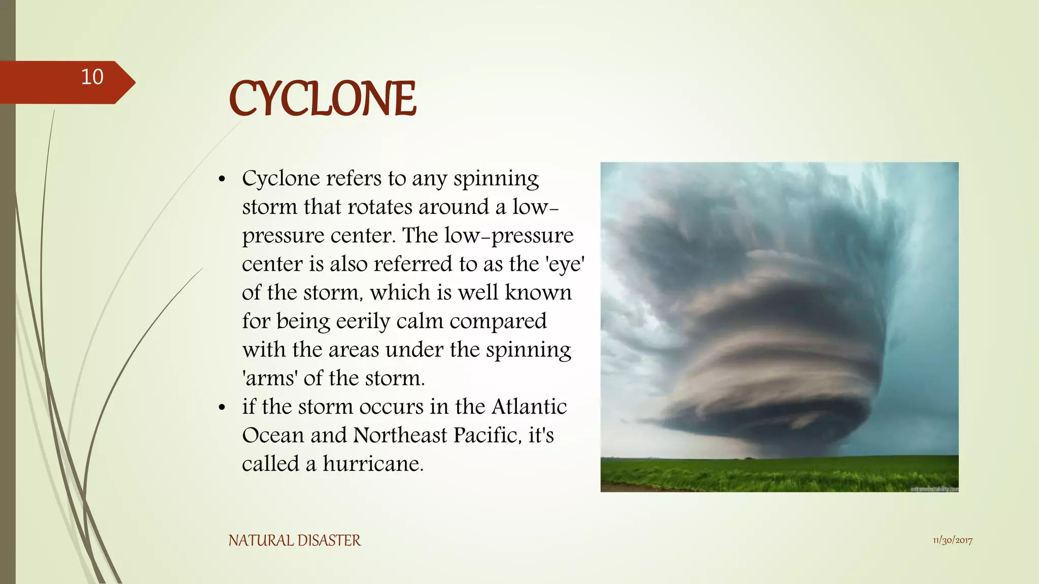 Natural Disaster project . | PPTX