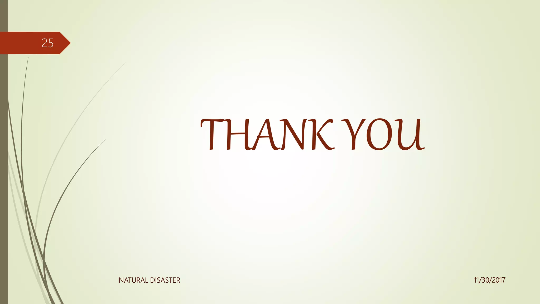 Natural Disaster project . | PPTX