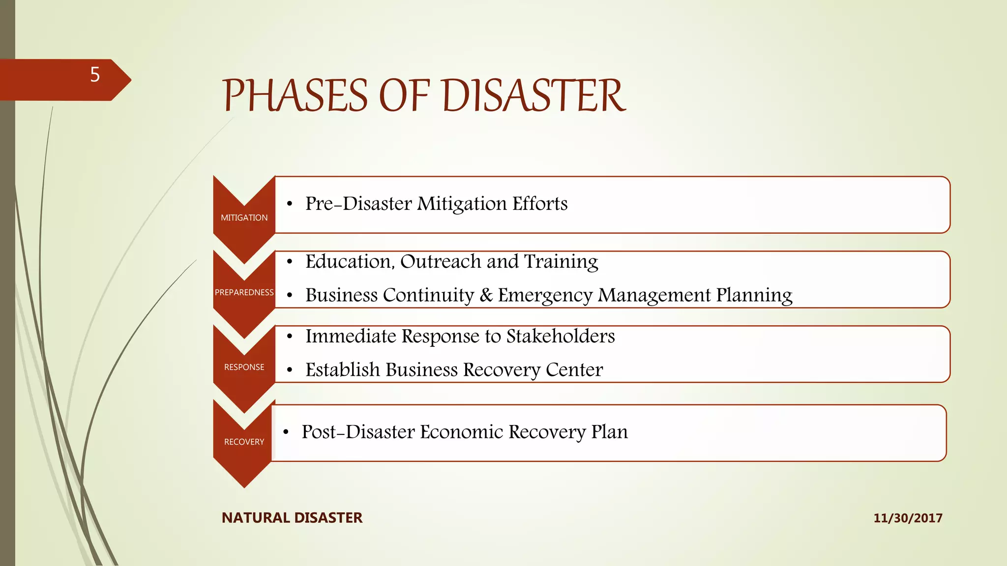 Natural Disaster project . | PPTX