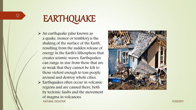 Natural Disaster project . | PPTX | Weather | Science