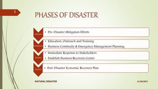 Natural Disaster project . | PPTX