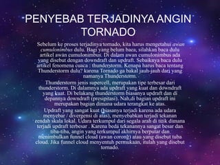Natural disaster angin tornado | PPTX