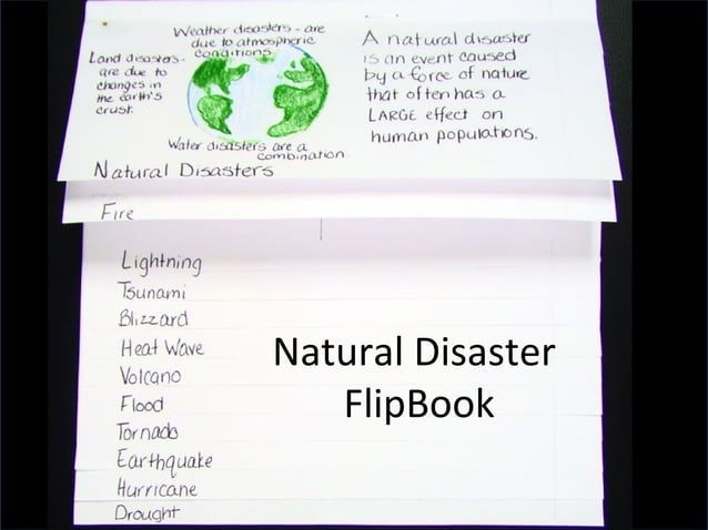 Natural disaster flipbook | PPT | Disasters