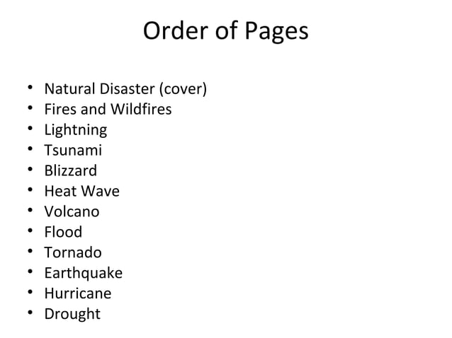 Natural disaster flipbook | PPT | Disasters