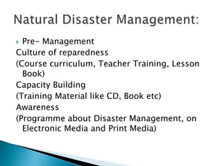 Role Of Media -Natural disaster management | PPTX