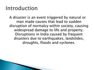 Role Of Media -Natural disaster management | PPTX